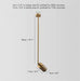 Lux Minimalist Line suspended rod spot light - in brass by Tudo and Co ...