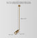 Lux Minimalist Line suspended rod spot light - in brass by Tudo and Co ...