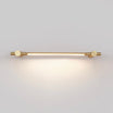 Chester Minimalist Line LED Brass Wall Light - Tudo and Co – Tudo And Co