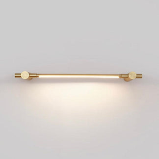 Chester Minimalist Line LED Brass Wall Light - Tudo and Co – Tudo And Co