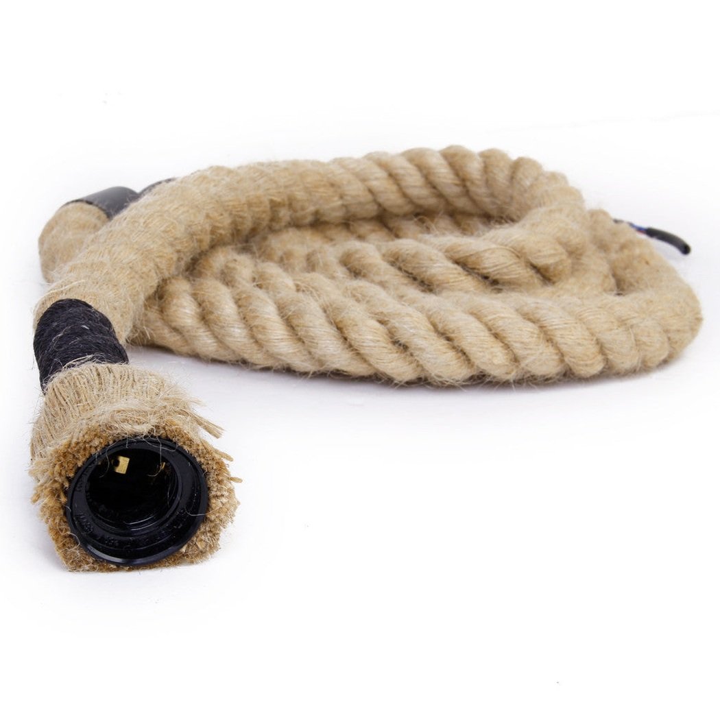 Hessian Hemp Rope Pendant Light - Rustic - Tudo and Co – Tudo And Co
