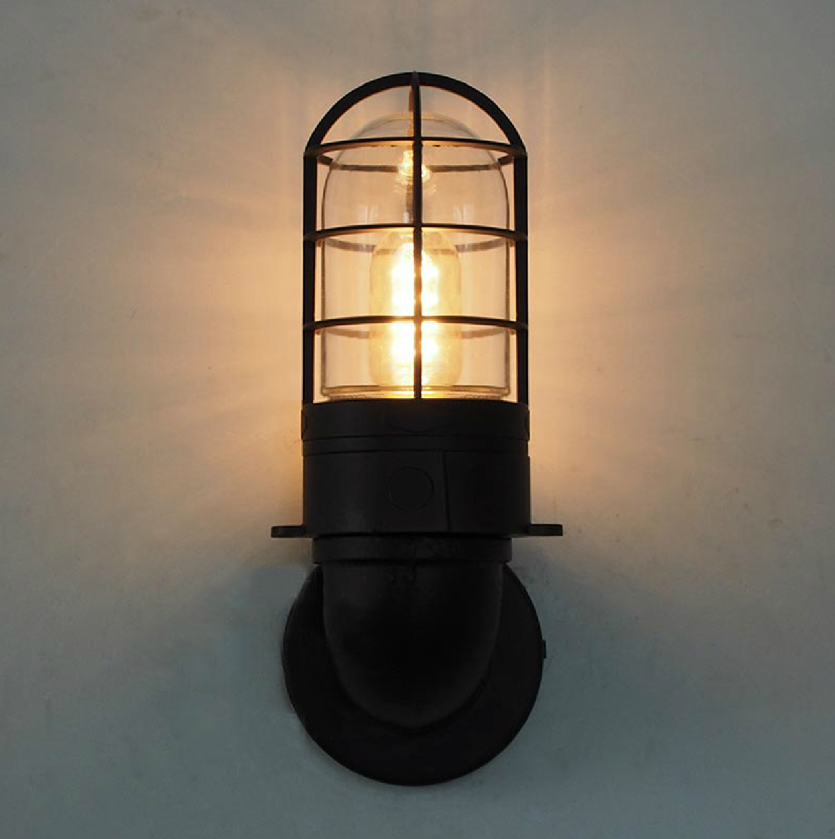 Classic Bunker Industrial Wall Light Sconce - Tudo&Co – Tudo And Co