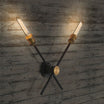 Circa - 2 line duo head wall light sconce: Tudo and co – Tudo And Co