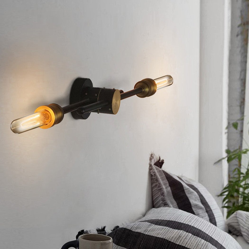 Circa - 2 line duo head wall light sconce: Tudo and co – Tudo And Co