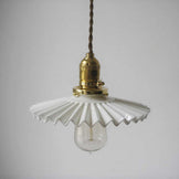 Ceramic fluted Pendant Light: Tudo and co – Tudo And Co